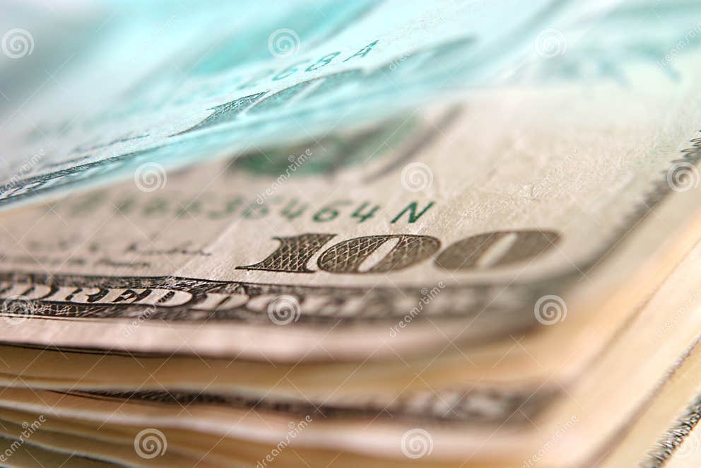 100 USD stack macro stock image. Image of saturated, exchange - 503479