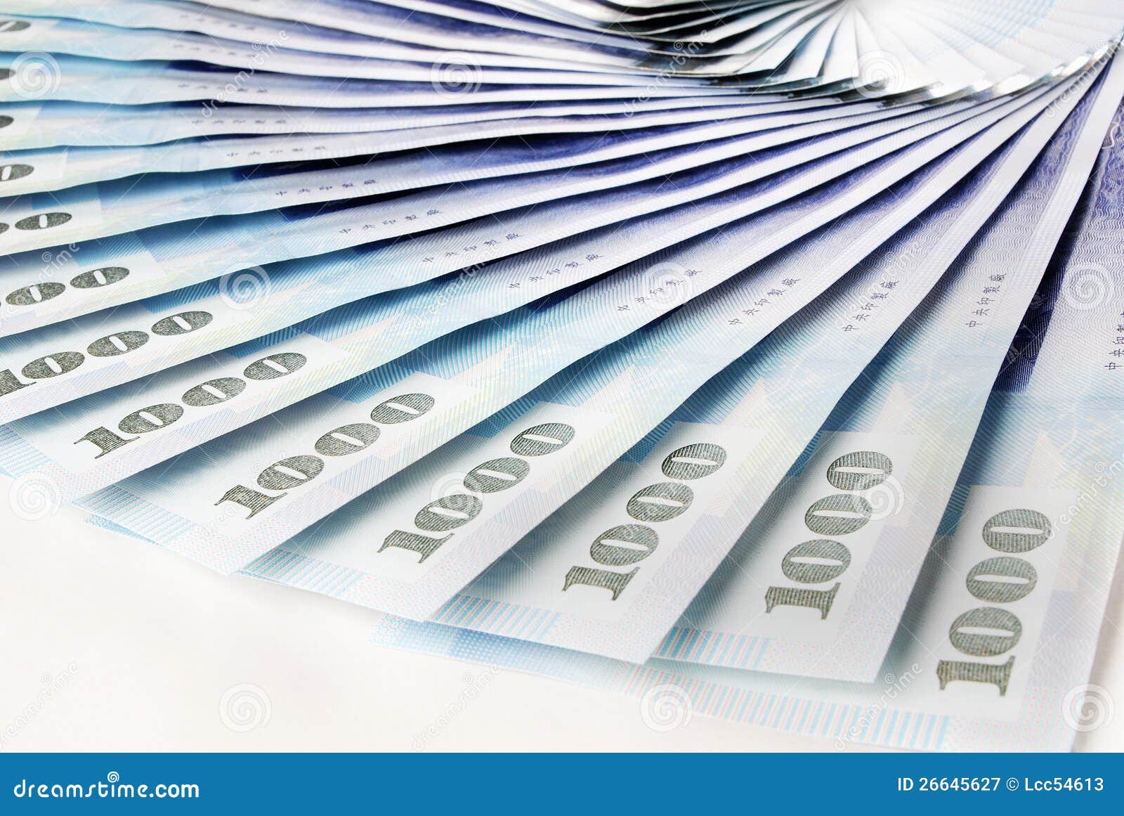 1000 Neues Taiwan Dollarschein Stockbild - Bild von geld, anmerkung ...