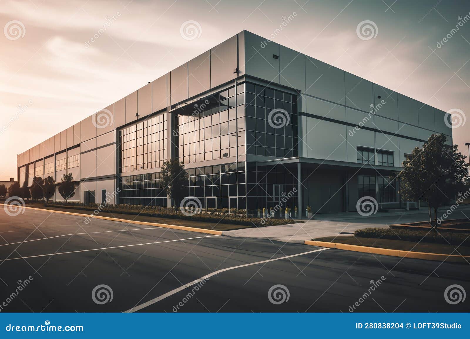 1024_Modern_Distribution_Center_3 Stock Illustration - Illustration of ...