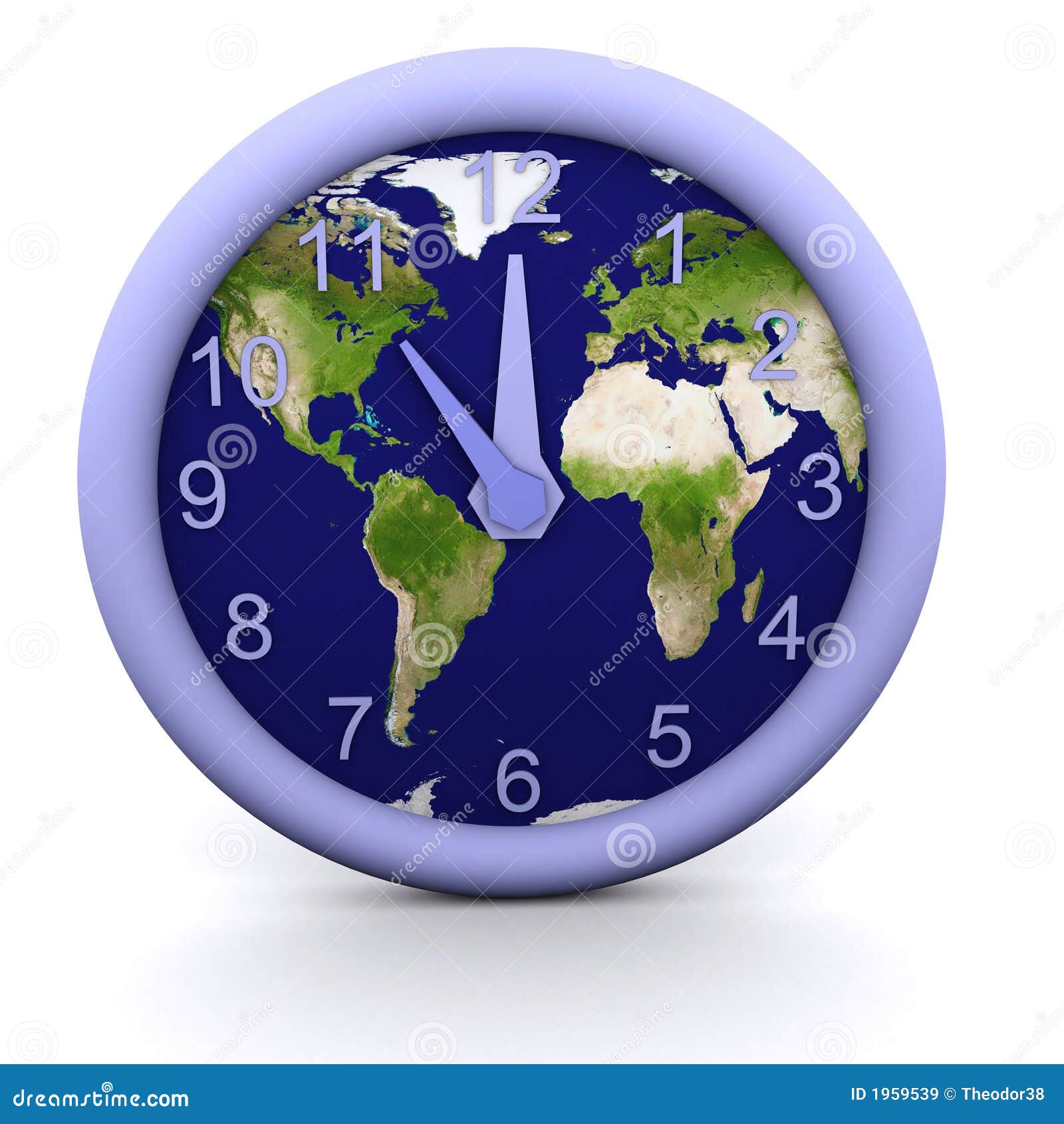 11 oclock stock illustration. Illustration of clock, world - 1959539
