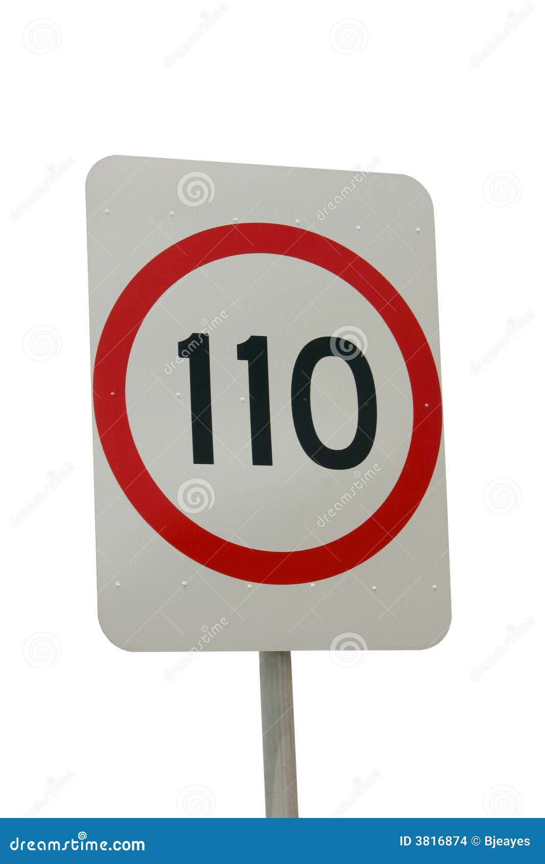 110 stock photo. Image of sign, traffic, vertical, circle - 3816874
