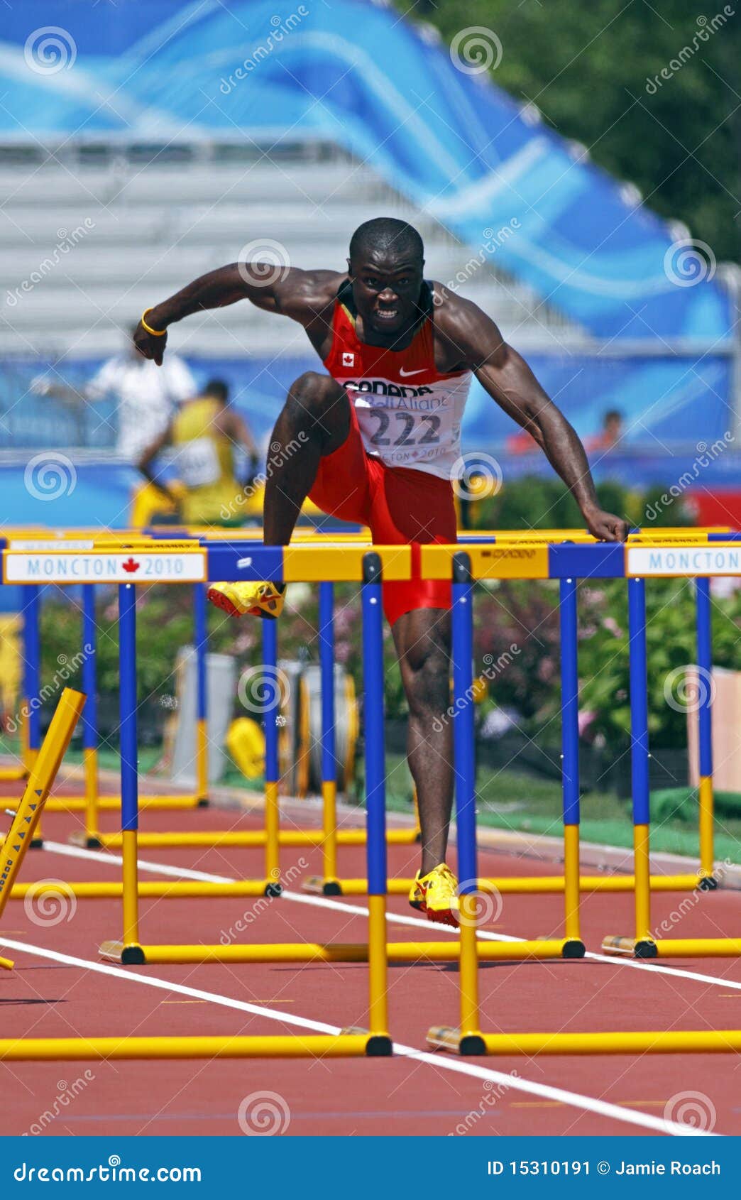 110 Metre Hurdles Men Canada Editorial Photo - Image of competitive ...