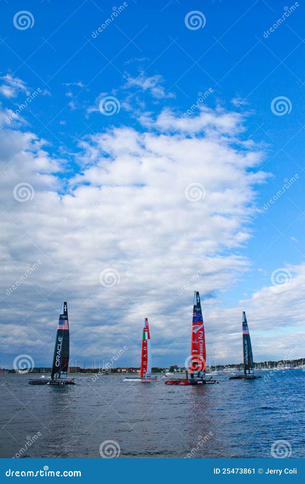 12 Meter Yachts Racing in Newport, RI. Editorial Photo - Image of ...