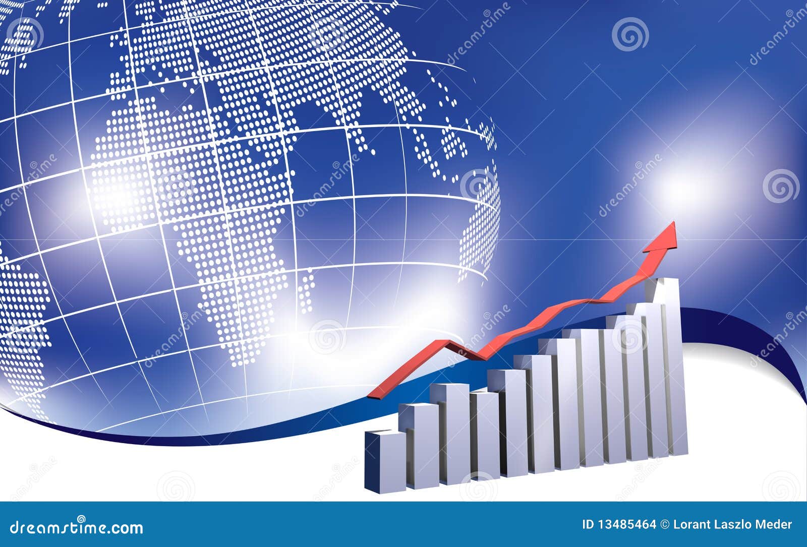 12 month growing chart stock illustration. Illustration of calculation ...