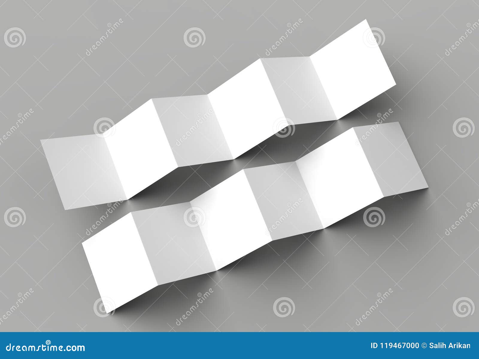 12 Panel Leaflet Mockup Stock Illustrations – 53 12 Panel Leaflet ...