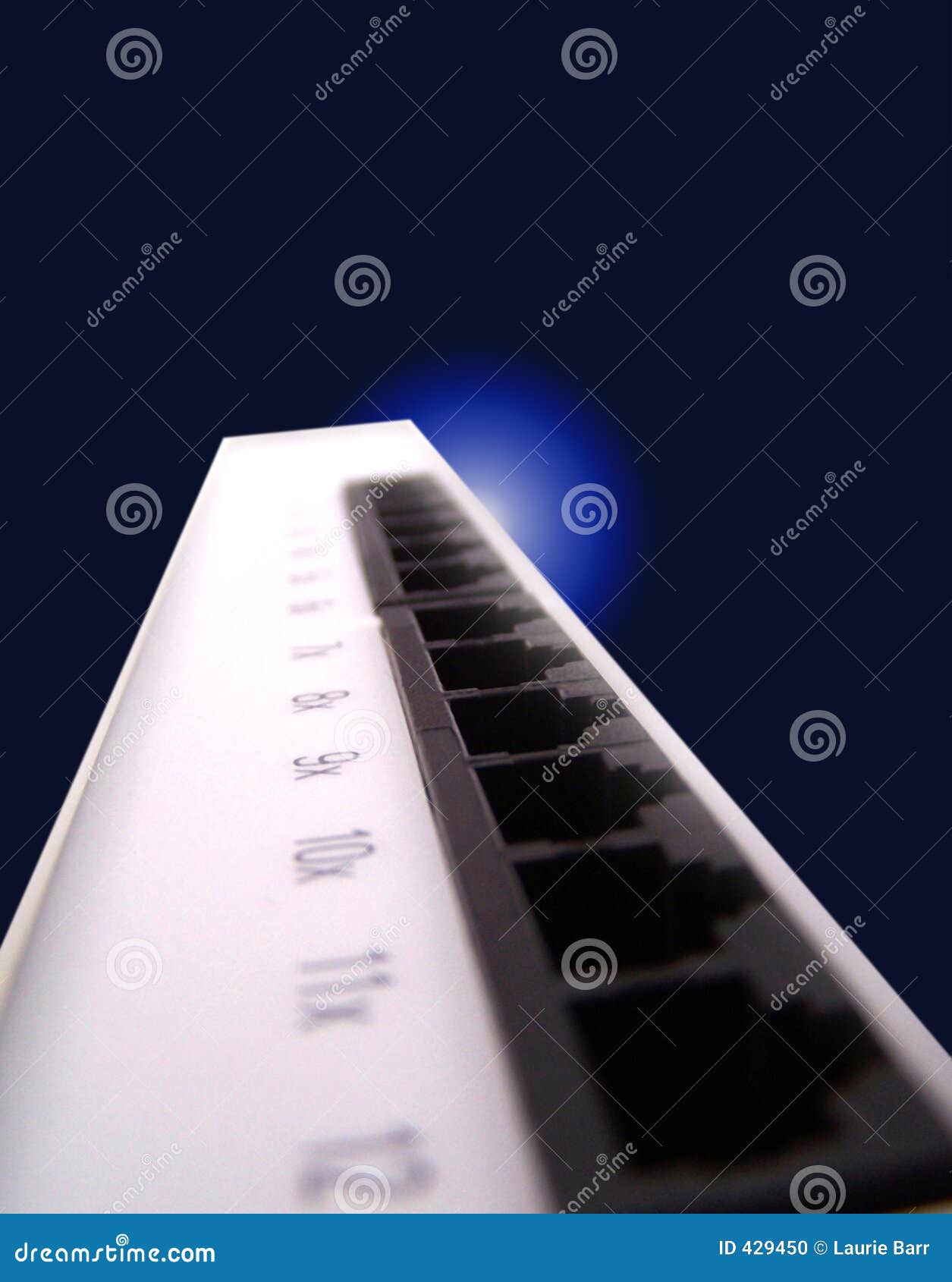 12 port network hub. stock photo. Image of internet, equipment - 429450