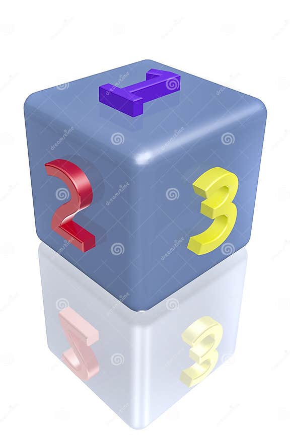 123 block stock illustration. Illustration of literacy - 26038843