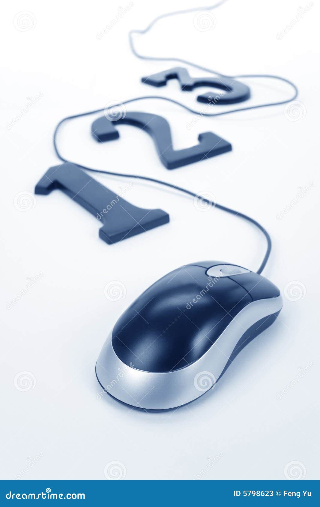 123 and computer mouse stock image. Image of characters - 5798623