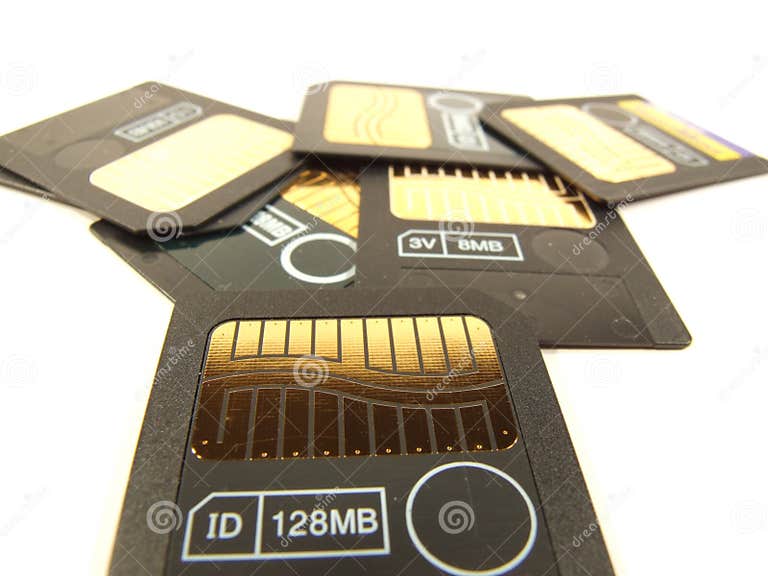 128 mb memory cards stock image. Image of media, camera - 579737