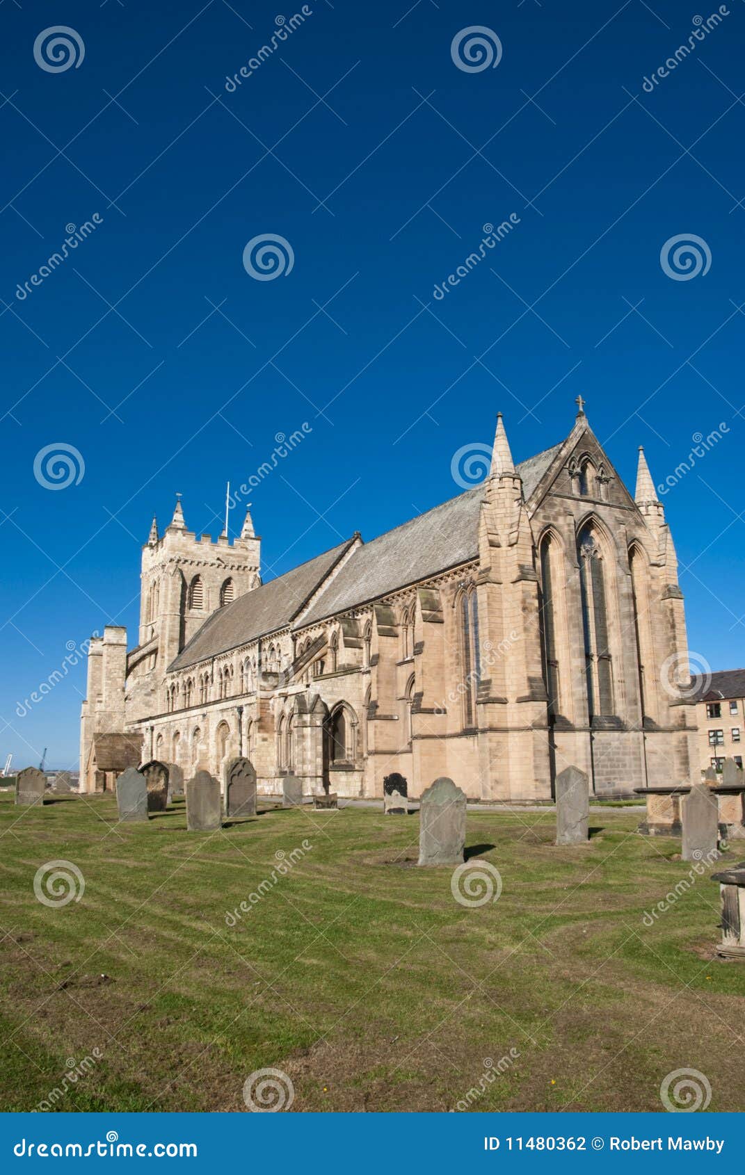 12th Century English Church Stock Photo - Image of weather, buttresses ...