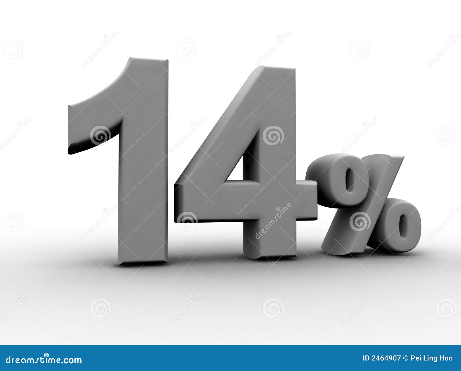 14 Percent stock illustration. Illustration of interest - 2464907
