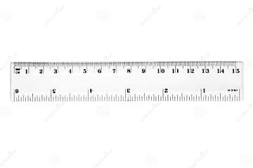 A 15 cm ruler. stock photo. Image of imperial, small, isolated - 2341682