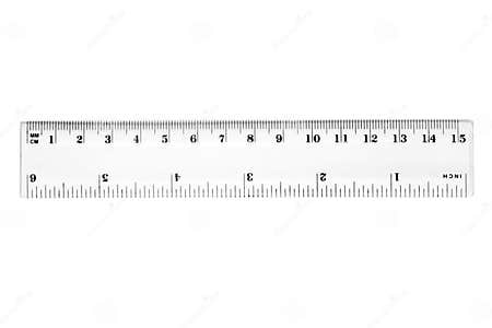 A 15 cm ruler. stock photo. Image of imperial, small, isolated - 2341682