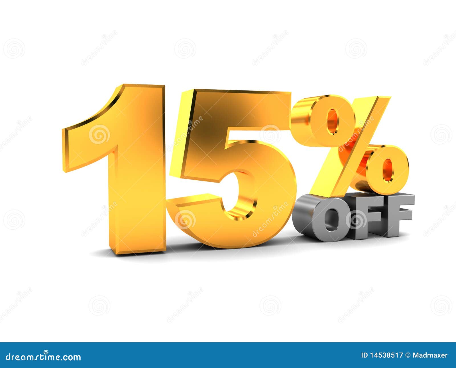 15-Prozent-Rabatt stock abbildung. Illustration von rabatt - 14538517