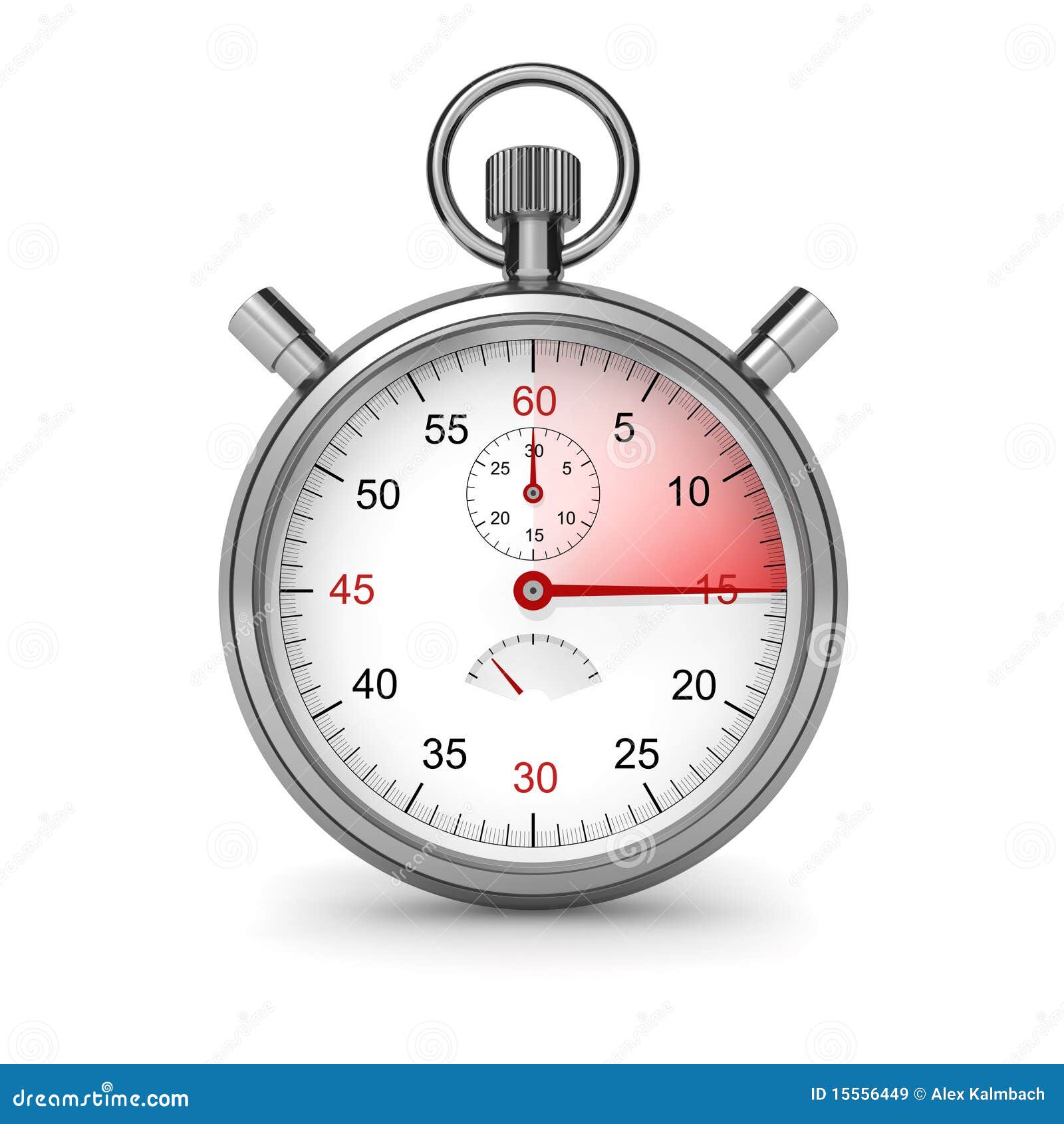 15 segundos. Cronómetro stock de ilustración. Ilustración de parada ...
