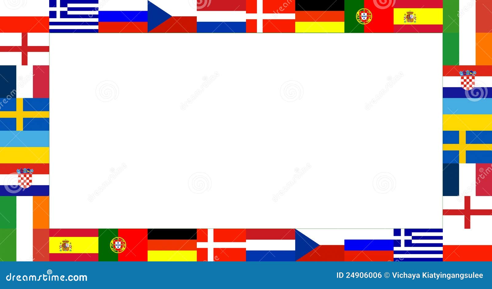 16 National Flag Frame Pattern Stock Illustration - Illustration of ...