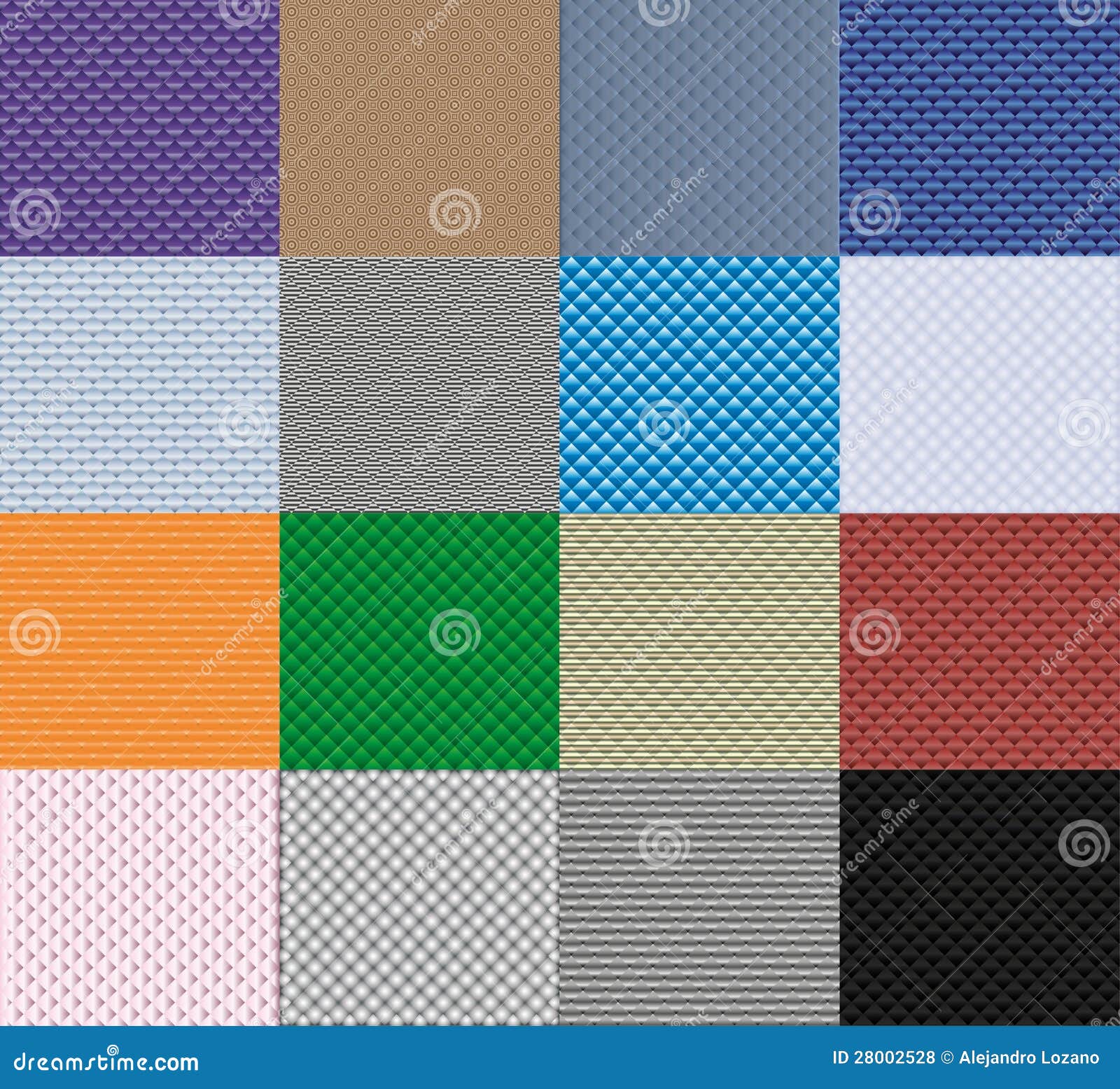 16 textures lumineuses illustration de vecteur. Illustration du ...
