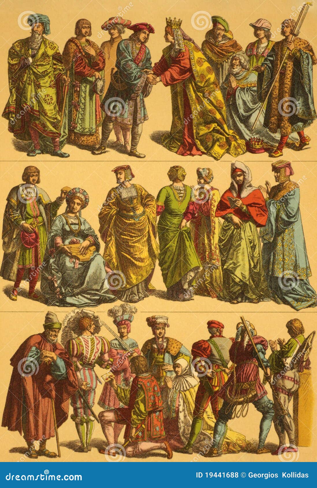 16th Century Netherlands Costumes Editorial Stock Photo - Image of ...