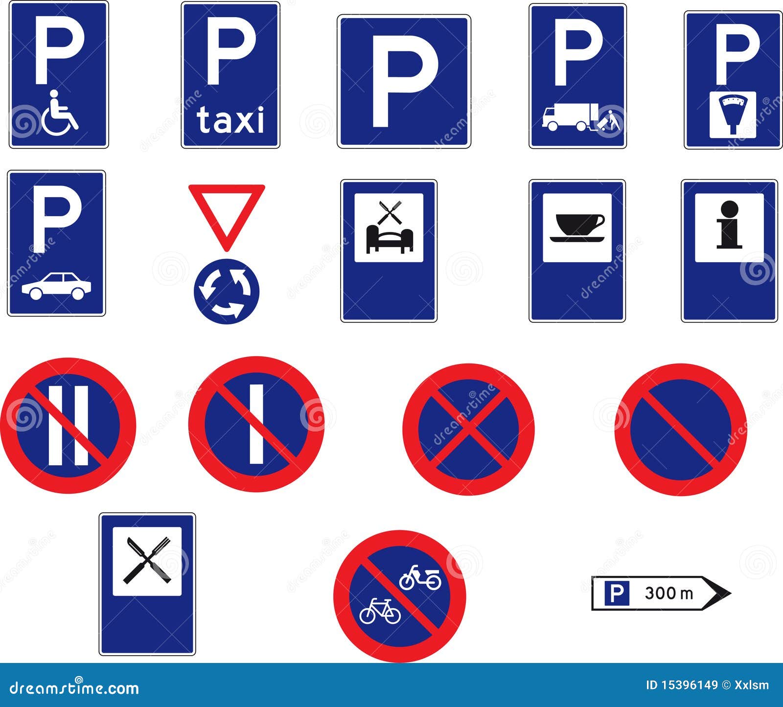 17 signes de route illustration de vecteur. Illustration du véhicule ...