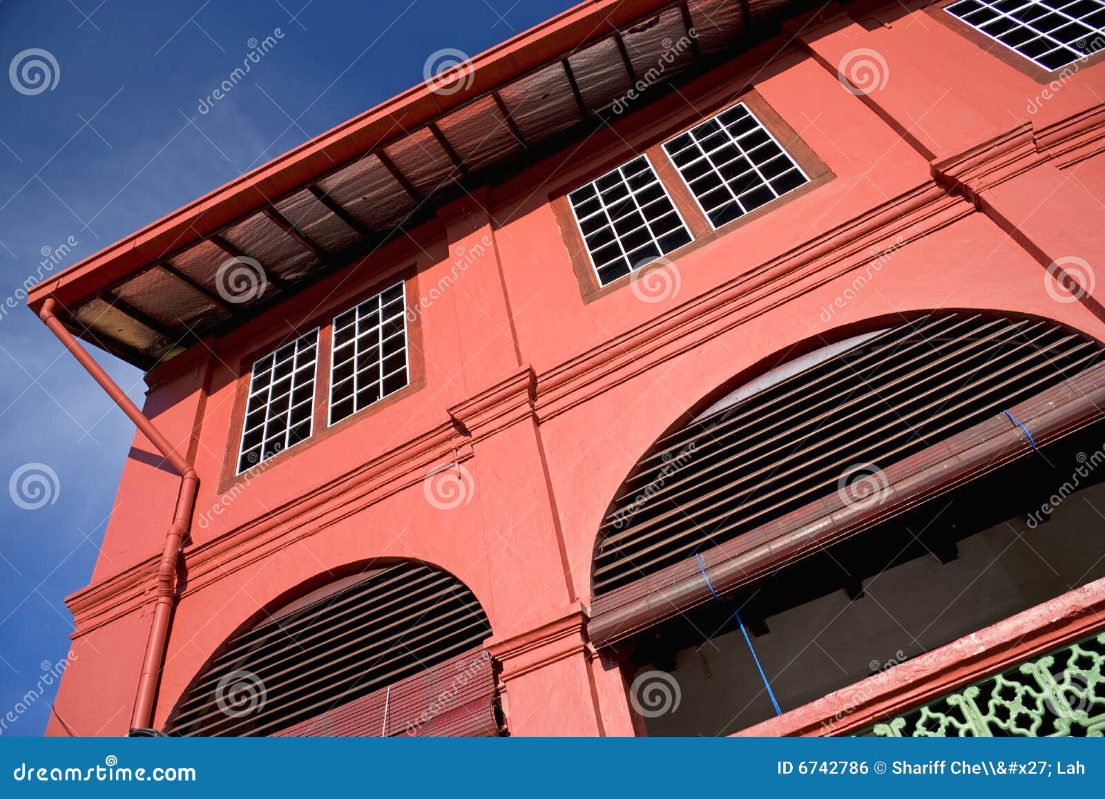 18th Century Red Dutch Home Stock Photo - Image of colorful, residence ...