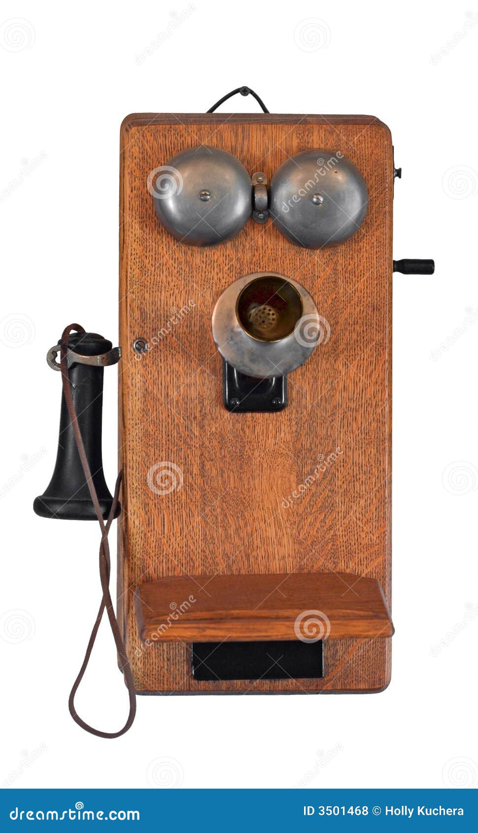 1900 s Telephone on White stock photo. Image of bell, 1900 - 3501468
