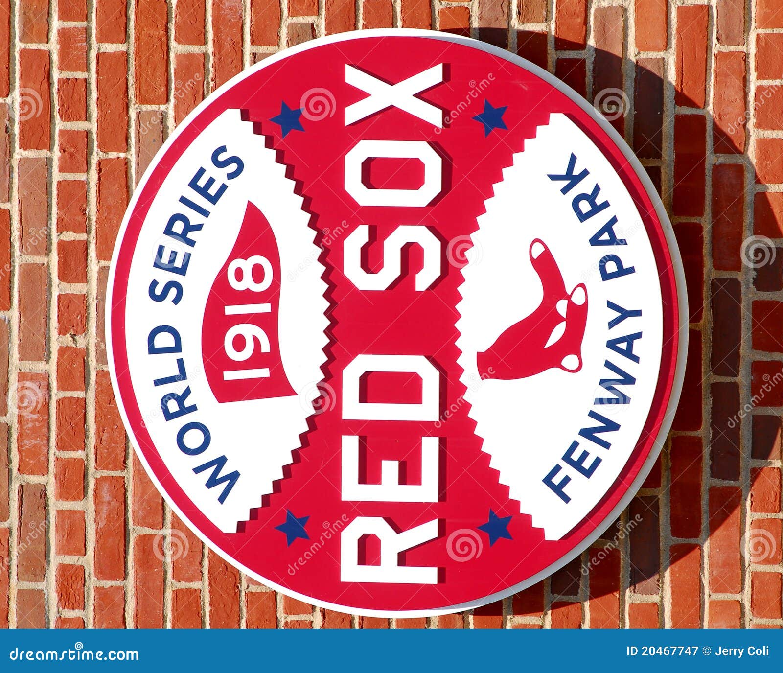 1918 World Series Logo, Boston, MA Editorial Photography - Image of ...