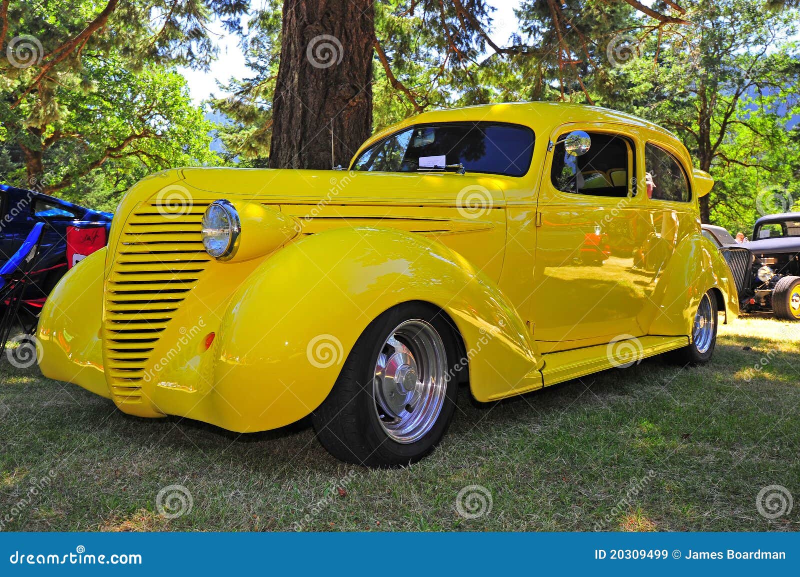 1930 S Bright Yellow Hot Rod Editorial Stock Image - Image of ford ...