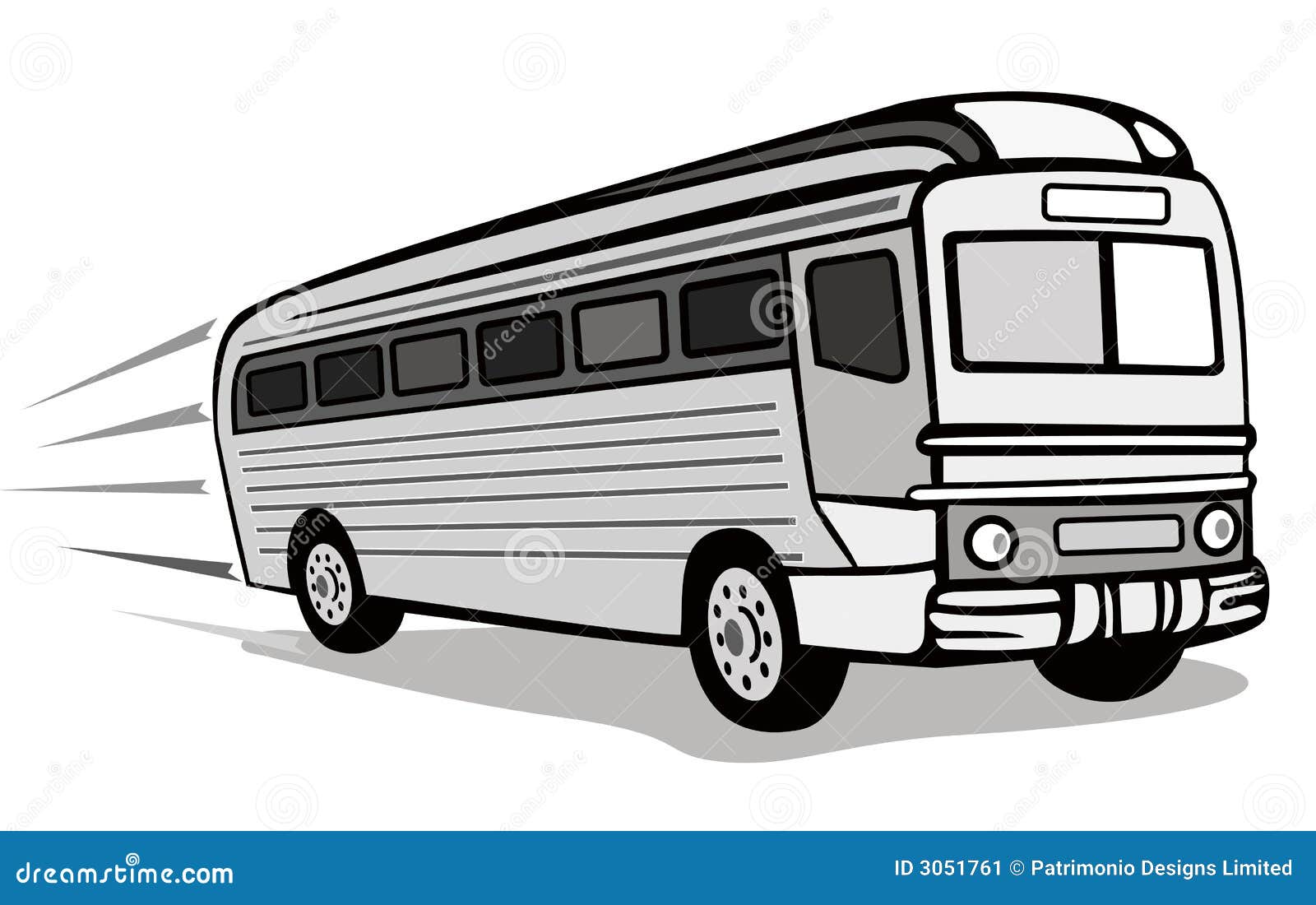 Greyhound Bus Clipart