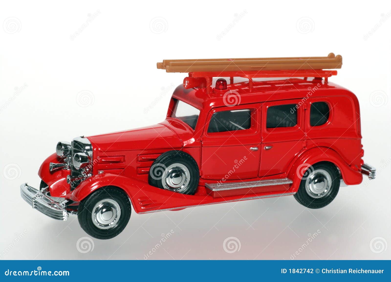 1933 Cadillac Fire Engine Classic Toy Car Stock Photo - Image of ...