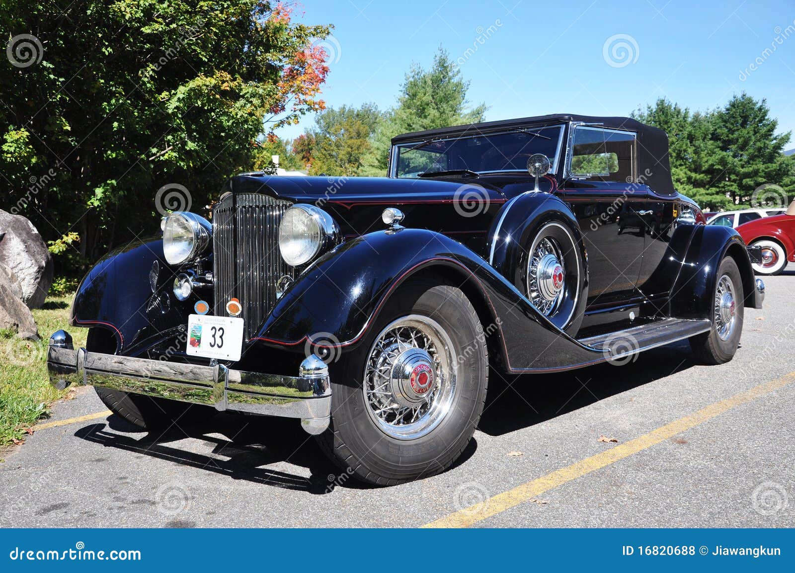 1934 Packard 12 Convertibele Oldtimer Redactionele Stock Foto - Image ...