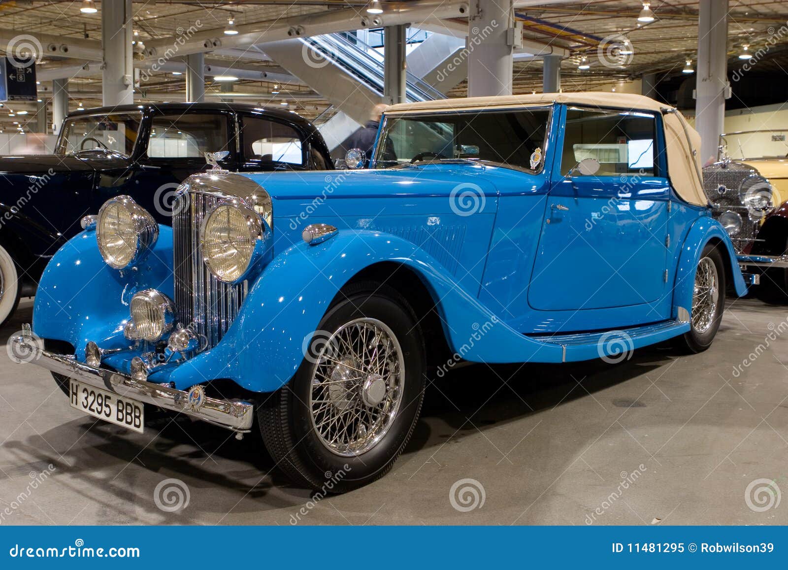 1936 Bentley Convertible editorial image. Image of show - 11481295