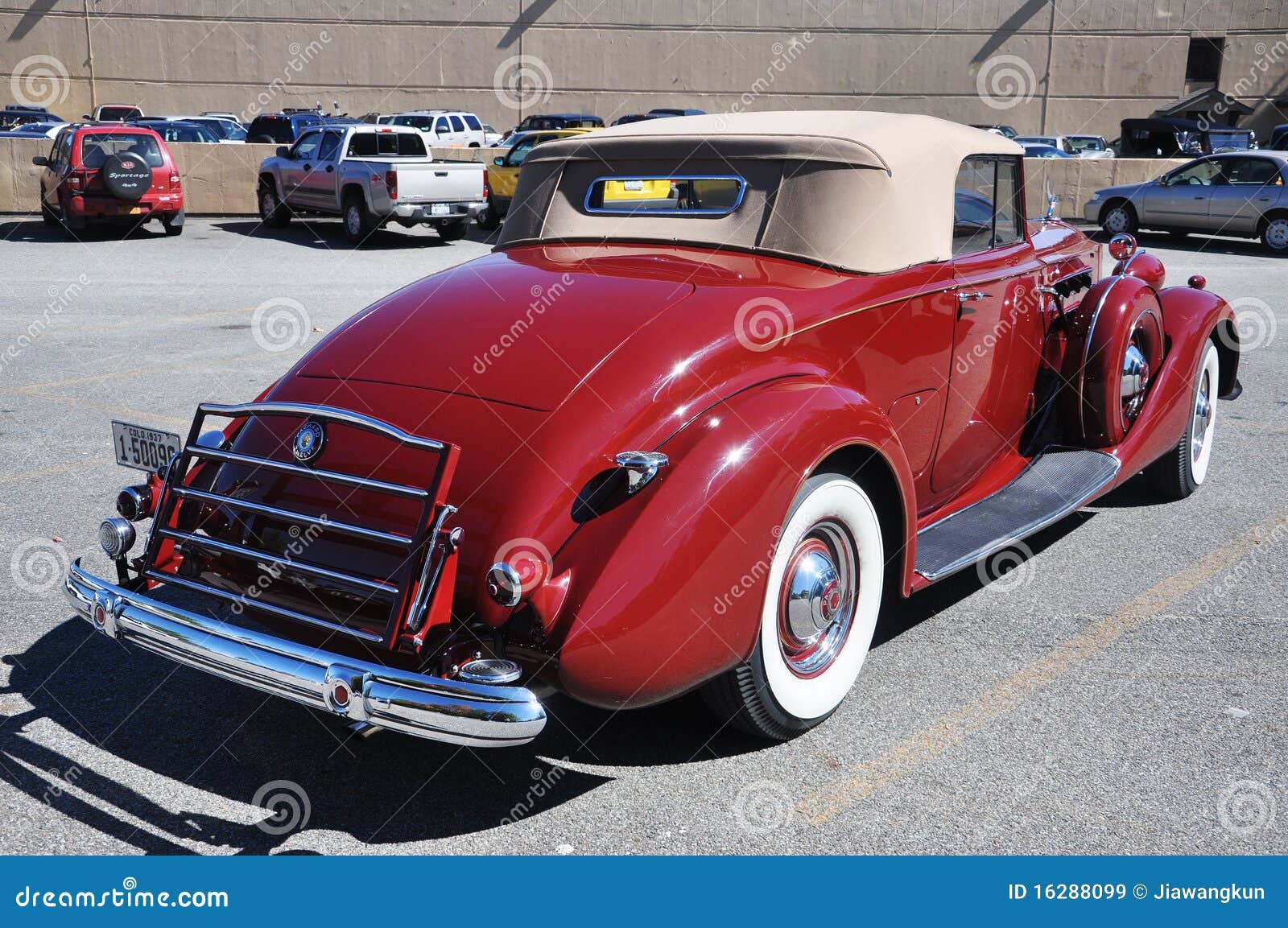 1937 Packard 12 Convertible Antique Car Editorial Stock Image - Image ...