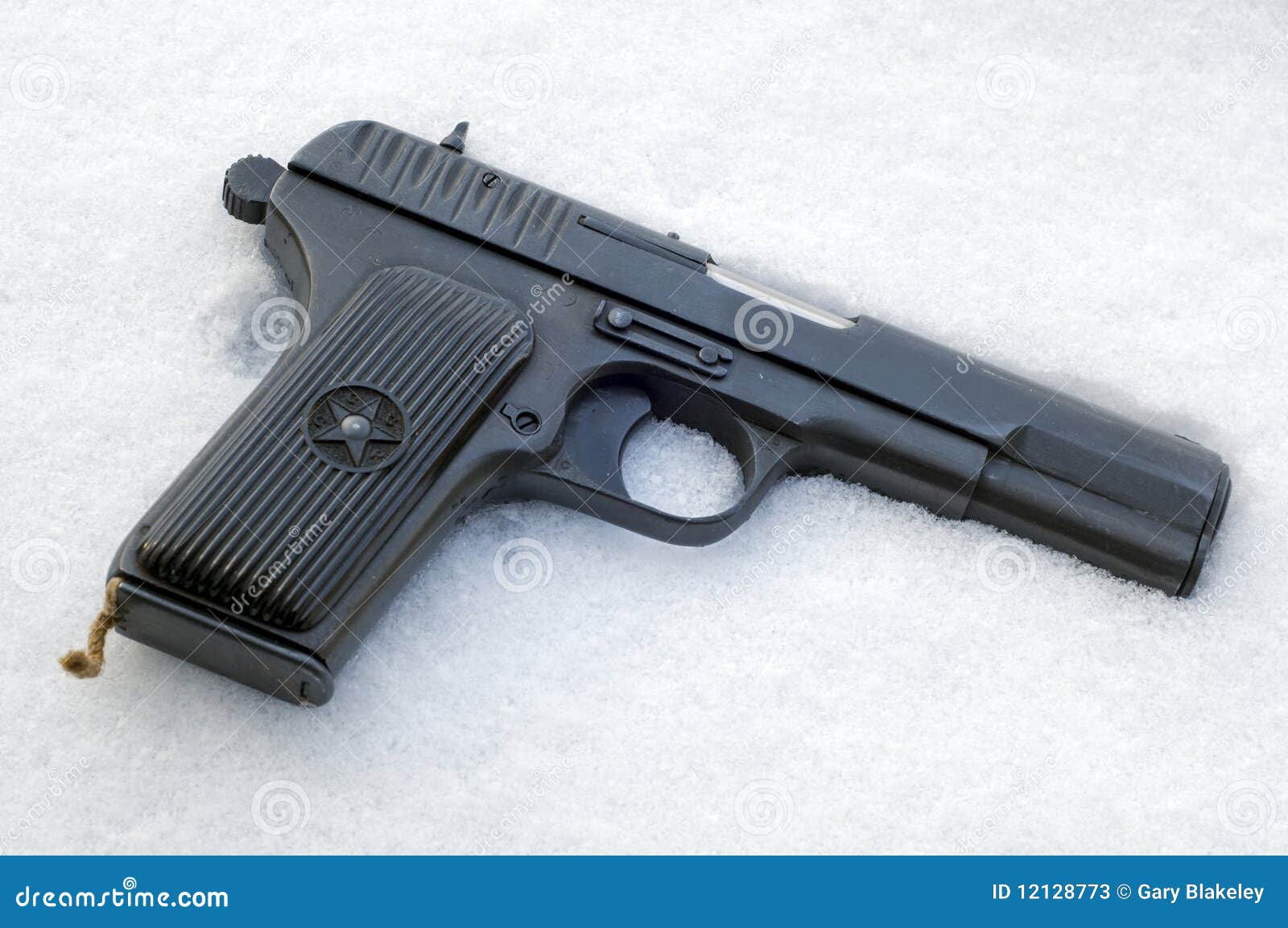 1942 Soviet TT33 Pistol stock image. Image of weapon - 12128773