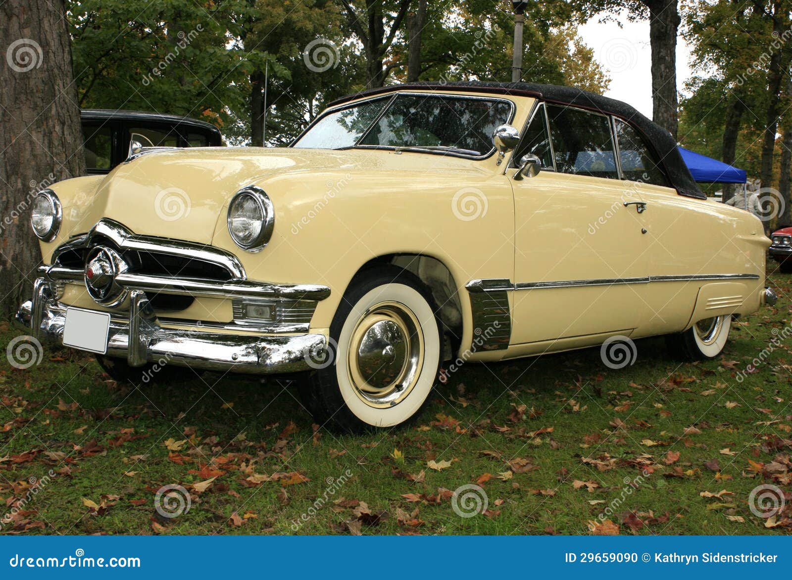 1950 Ford Custom Convertible Stock Photo - Image of 1949, ford: 29659090