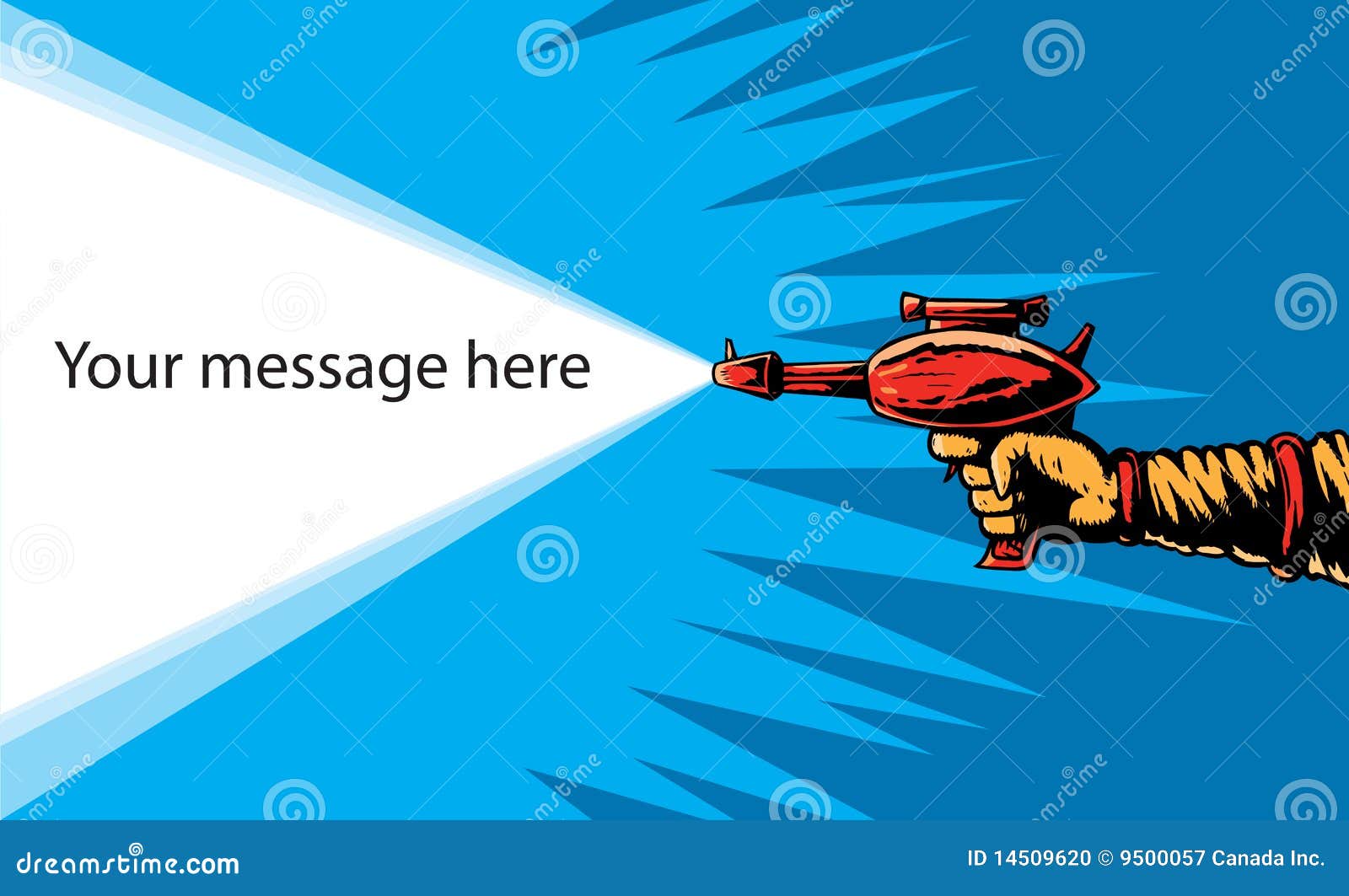 1950s Ray gun firing stock vector. Illustration of science - 14509620