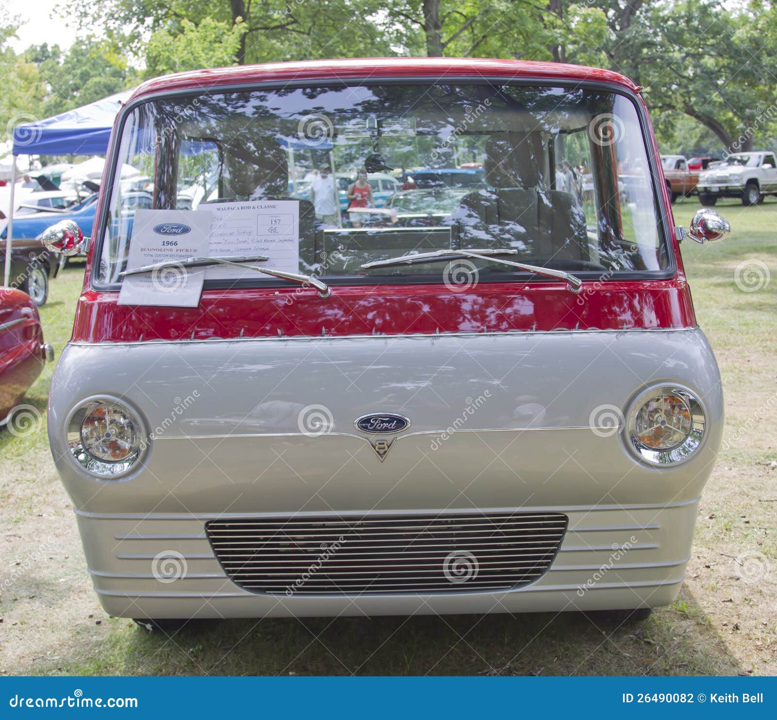 1966 Ford Econoline Truck Front Editorial Photography - Image of pickup ...