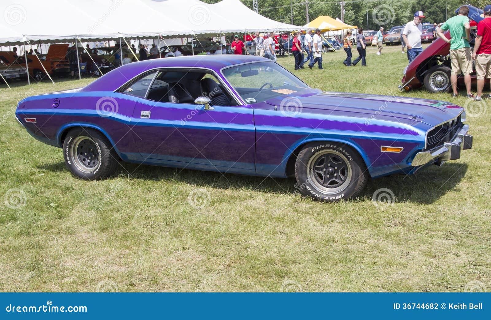 1970 Purple Dodge Challenger Side View Editorial Photography - Image of ...