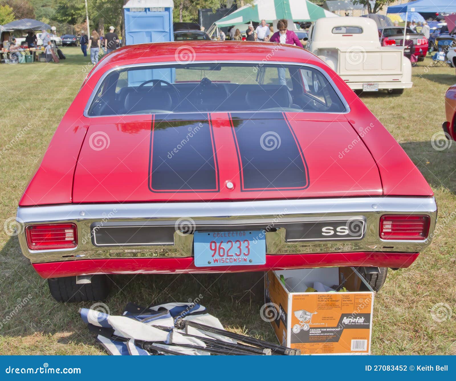 1970 Red Black Chevy Chevelle SS Rear View Editorial Photography ...