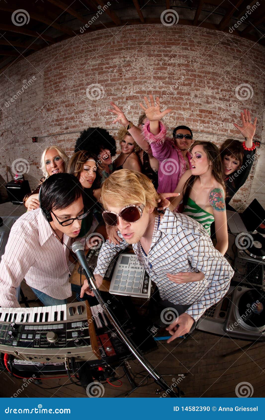1970s Disco Music Party stock photo. Image of dance, ladies - 14582390