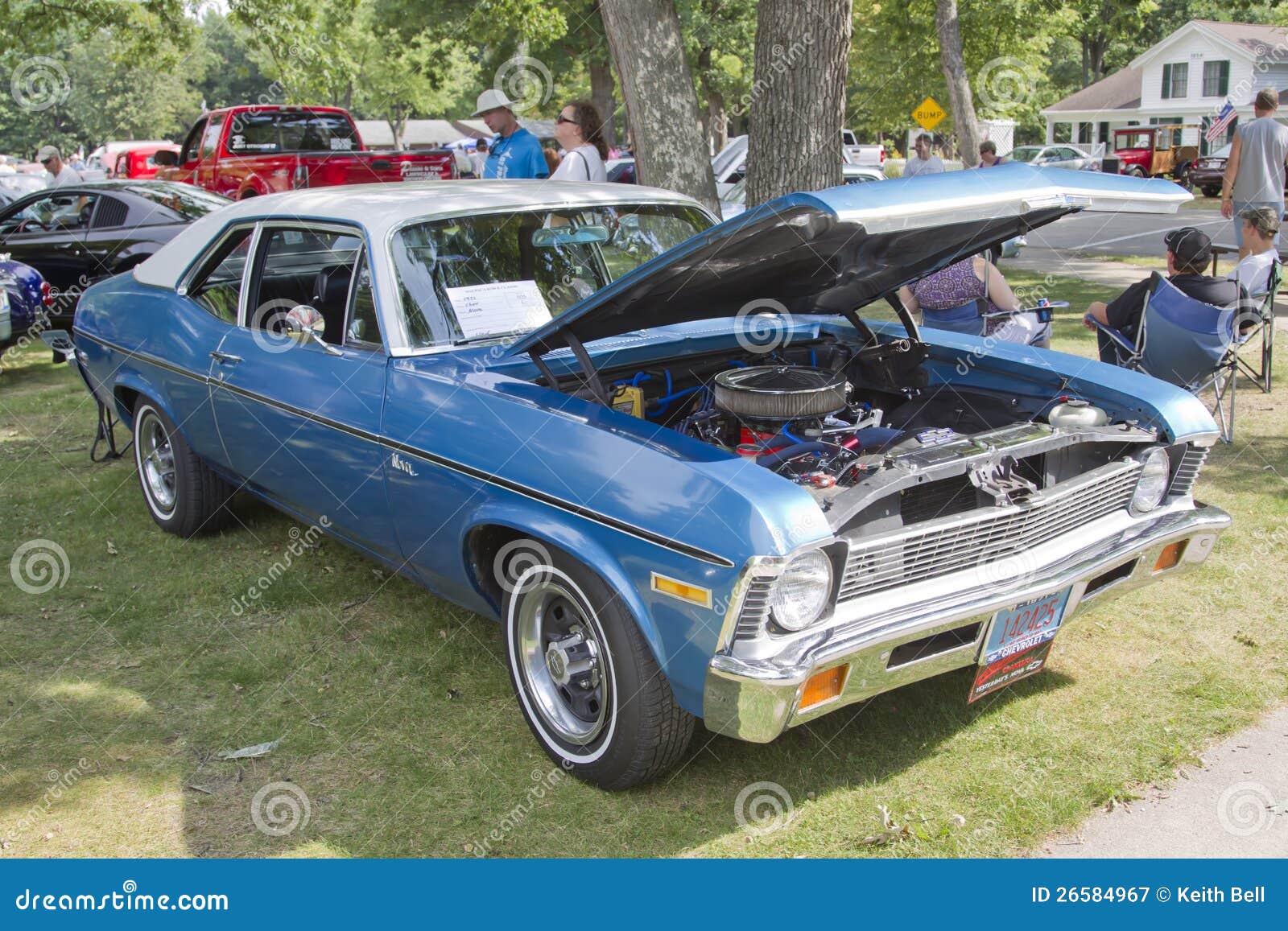 1971 blue Chevy Nova editorial photography. Image of classic - 26584967