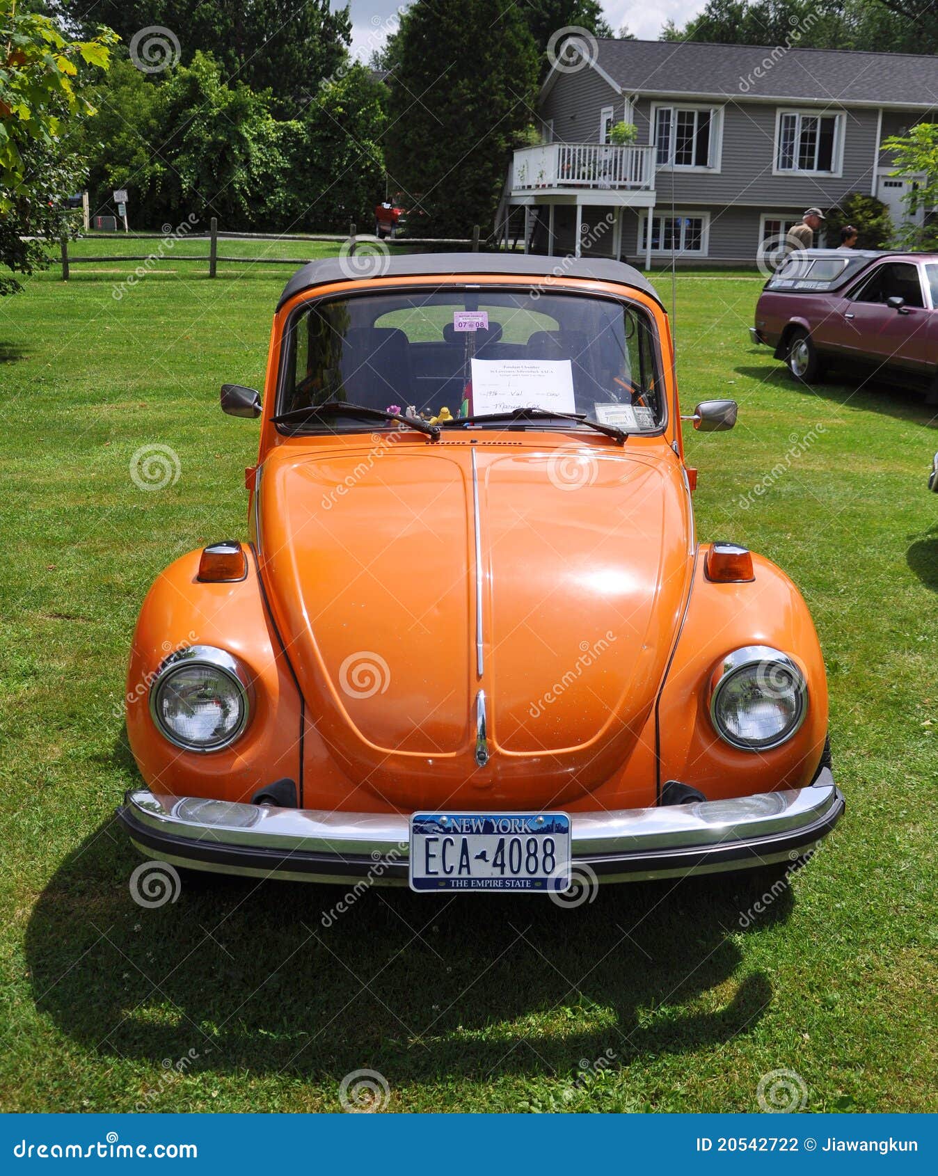 1976 Orange Volkswagen Beetle Editorial Photography - Image of aged ...