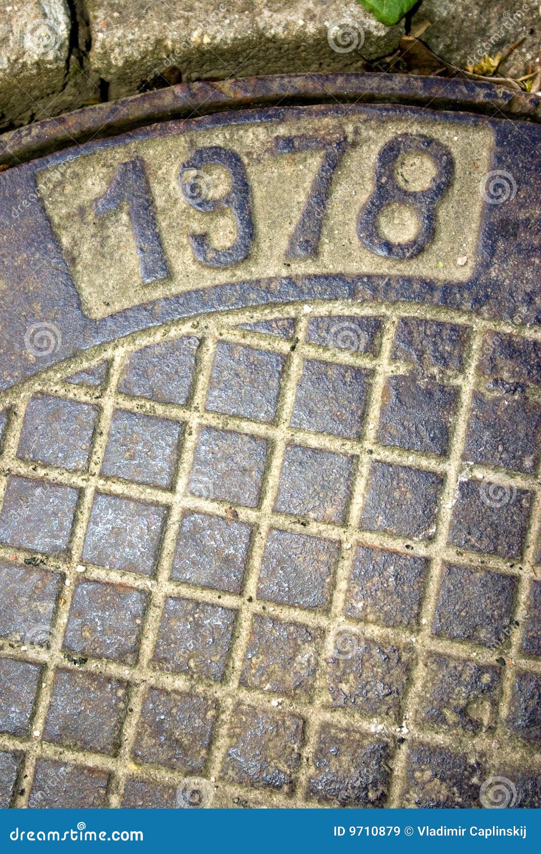 1978 - Metal number. stock image. Image of technology - 9710879