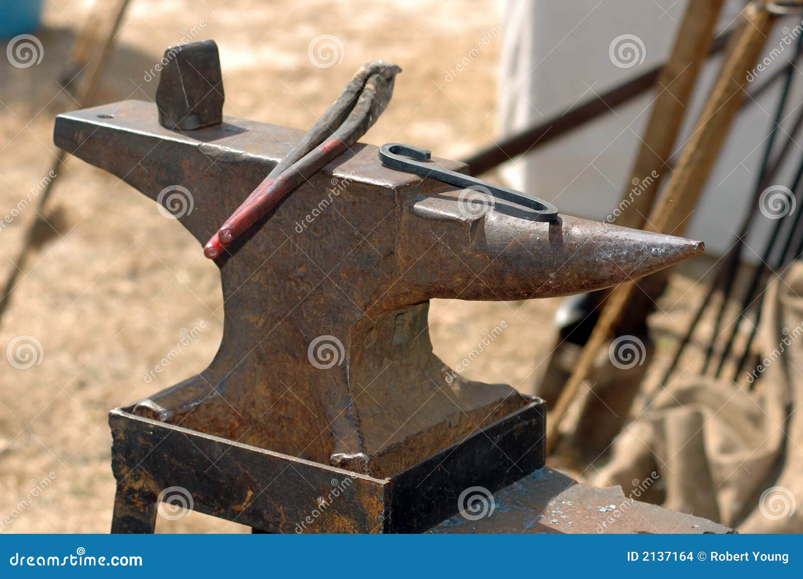 19th century anvil stock photo. Image of civil, wrought - 2137164