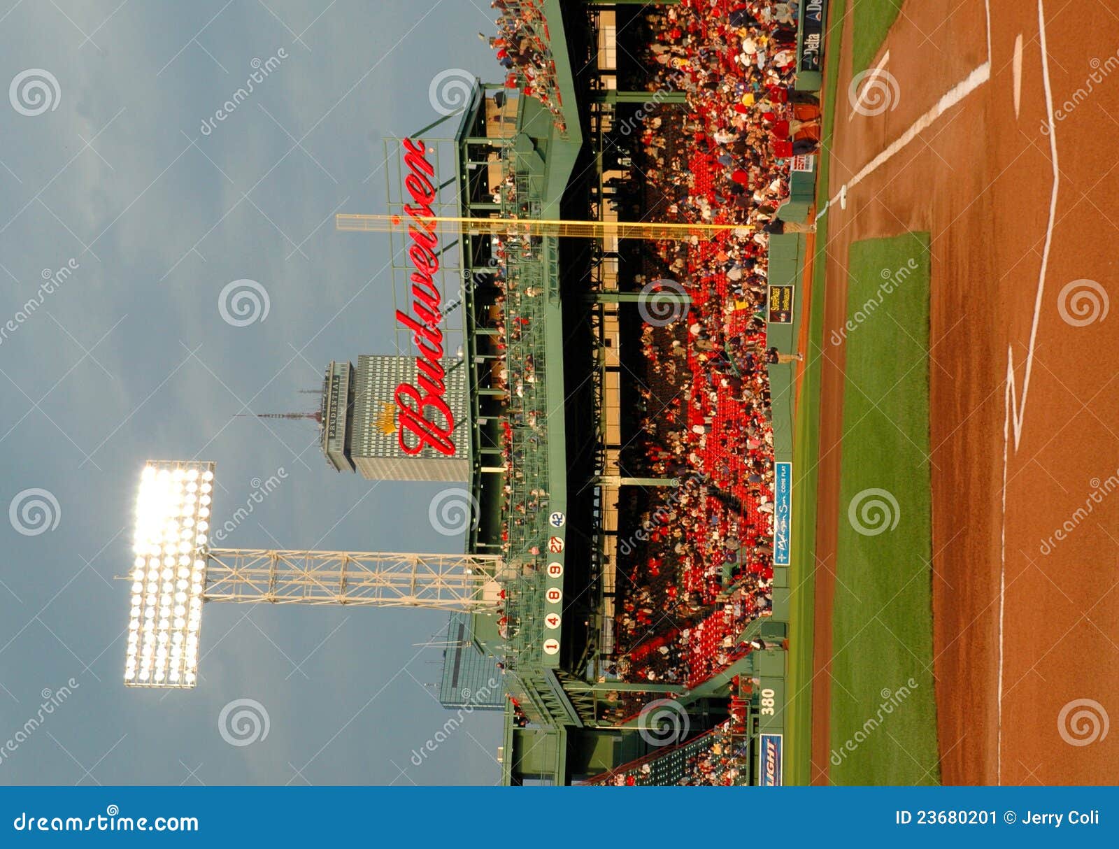 1st Baseline Fenway Park Boston, MA Editorial Photo - Image of historic ...