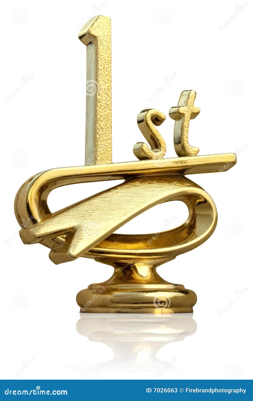 1st Place stock image. Image of number, gold, triumph - 7026063