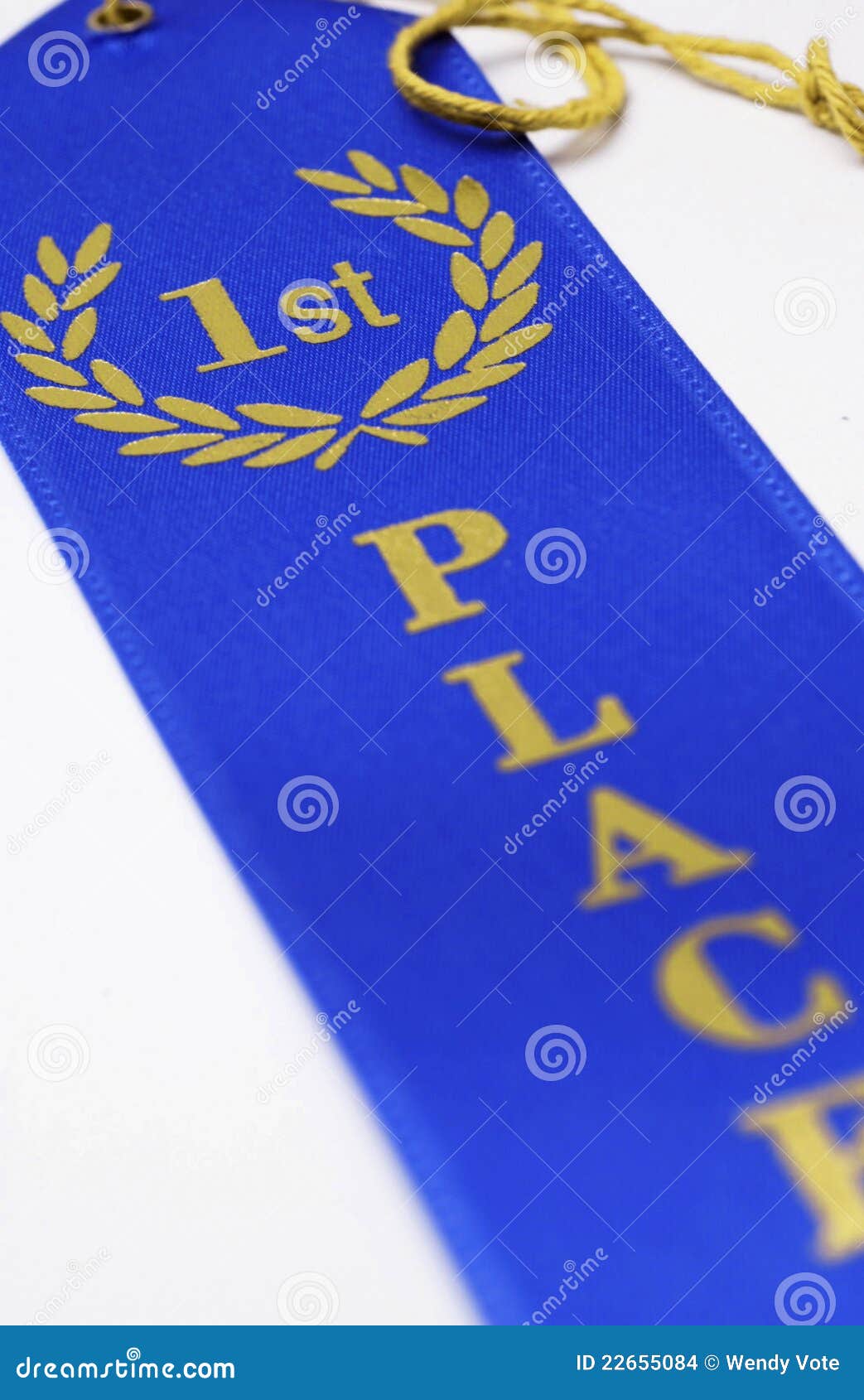 1st place blue ribbon stock photo. Image of contest, prize - 22655084