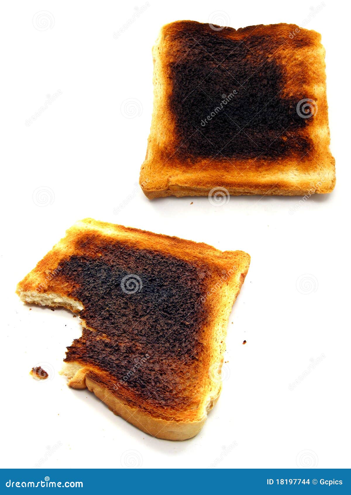 2 Beelden Van Gebrande Toost #2 Stock Foto - Image of bruin, bakkerij ...