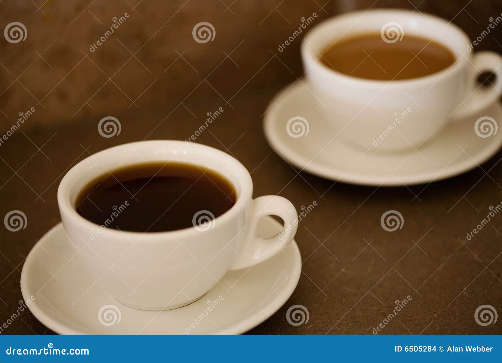 2 cups of coffee stock photo. Image of caffeine, luxury - 6505284