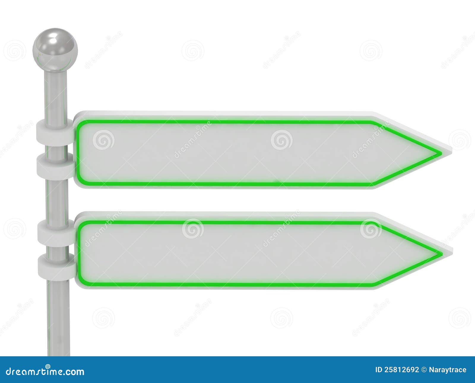 2 Directional signs stock illustration. Illustration of panel - 25812692