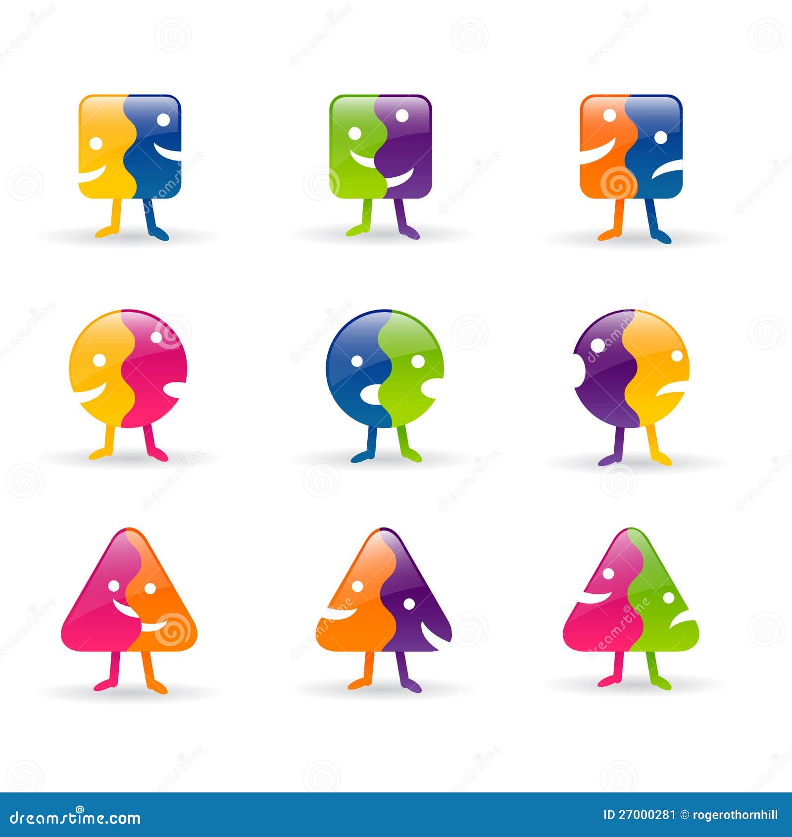 2 Faced Icons stock vector. Illustration of branding - 27000281